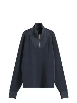 LES TIEN Inside Out Half Zip Yacht Pullover