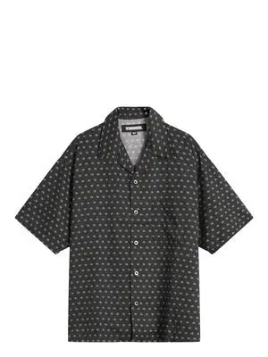 NEIGHBORHOOD Monogram Pattern Hawaiian Shirt - Black