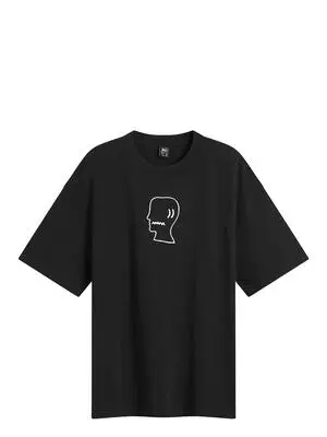 BRAIN DEAD Logo Head T-shirt - Black