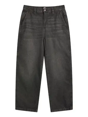 Dickies Madison Baggy Denim Jeans - Black Wash Faded
