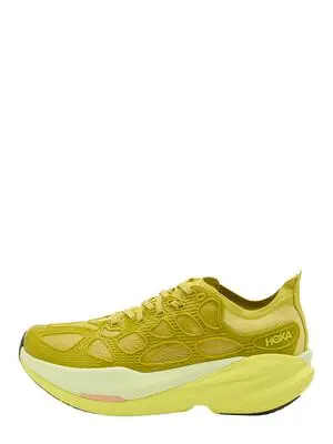 Hoka One One U Mach X Caged Sneaker Pea Green/hoka Citru