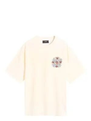 Amiri Crystal Out For Trouble T-shirt - Ivory