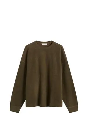 You Must Create Studio Wool Blend Sweatshirt - Dark Green