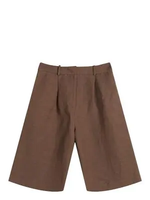 Faithfull The Brand Astrid Long Chino Shorts - Forest