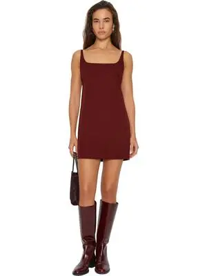 REFORMATION Elinda Mini Dress Wine