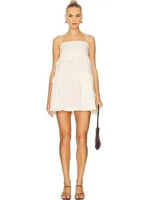 WeWoreWhat Babydoll Mini Dress - Ivory