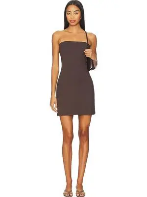Susana Monaco Essential Tube A-line Dress - Brown