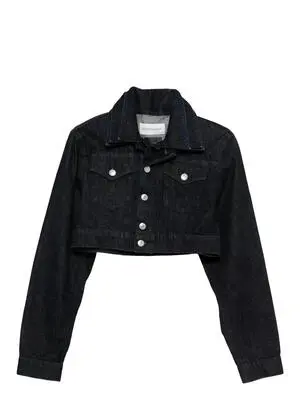 Viktor & Rolf Cropped Denim Jacket - Blue