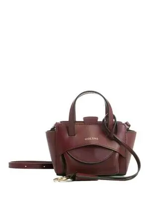 HIDESINS Mini Leather Tote Bag - Red