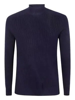 GRAN SASSO Ribbed High-Neck Sweater