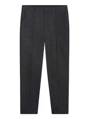 BOSS Textured Trousers - Blue