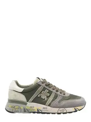 Premiata Logo-patch Sneakers - Green