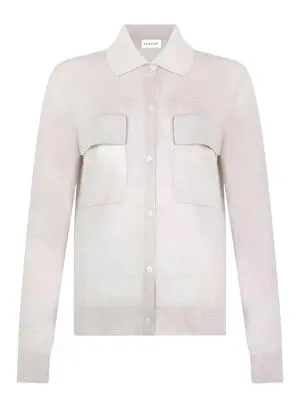 P.a.r.o.s.h Buttoned Patch-pocket Cardigan - Neutrals