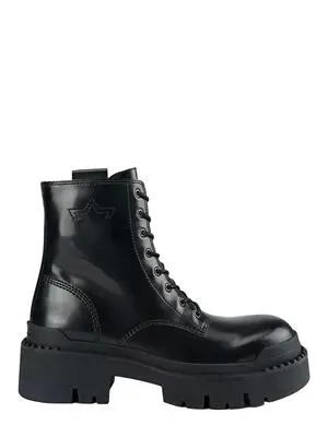 Ash 50mm Noah Lace-up Combat Boots - Black