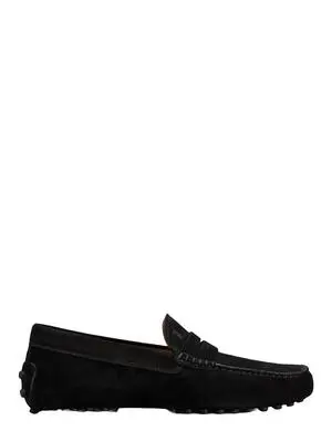 TOD'S Pebble-detail Loafers - Black