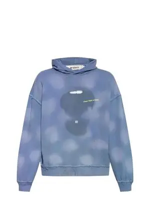 MISBHV Cloud Print Hoodie - Blue
