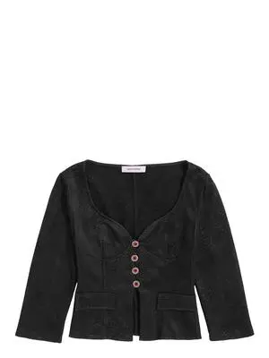 MARGHERITA MACCAPANI Vinnie Structured Top - Black