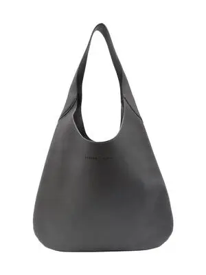 Carven Tommaso Curved-handle Tote Bag - Grey