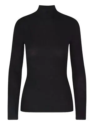 FRAME Ribbed High-Neck Top