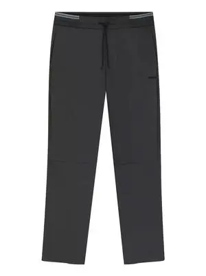 BOSS Drawstring-waist Panelled Track Pants - Grey