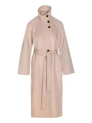 THE DYNAMIS STUDIO Paris Belted Coat - Neutrals