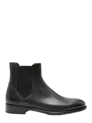 DOUCAL'S Leather Chelsea Boots - Black