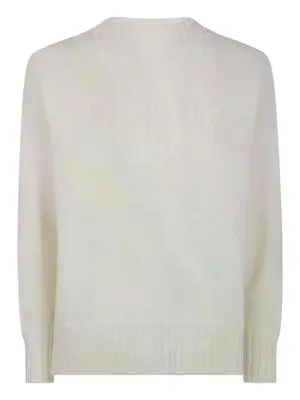 DRUMOHR Wool Crew-neck Sweater - White