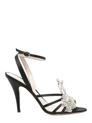 VALENTINO 95mm Crystal-Embellished Stiletto Sandals
