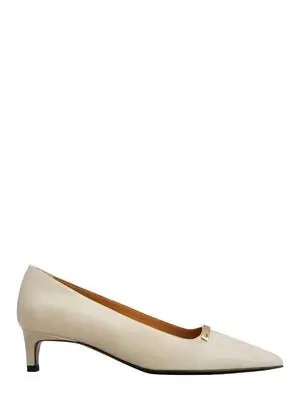 TOD'S Leather Pointed-toe Pumps - Neutrals
