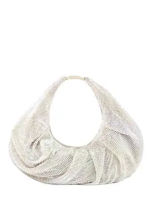 Benedetta Bruzziches Yennefer Crystal-embellished Shoulder Bag - White
