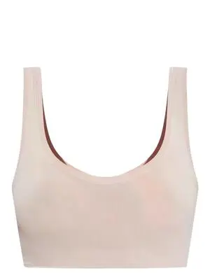 Hanro Scoop-neck Crop Top - Pink