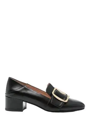 Bally 40mm Buckle-detail Block-heel Pumps - Black
