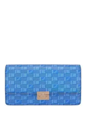 Moreau Gigi Monogram Crossbody Bag - Blue