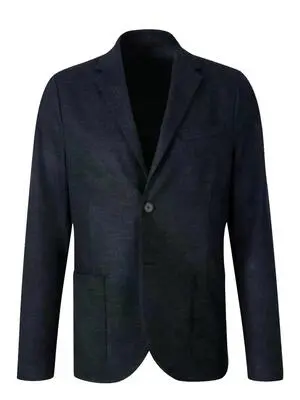 Harris Wharf London Single-button Patch-pocket Blazer - Blue