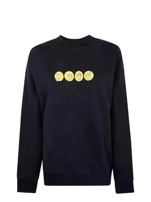 BARROW Emoticon-Print Sweatshirt