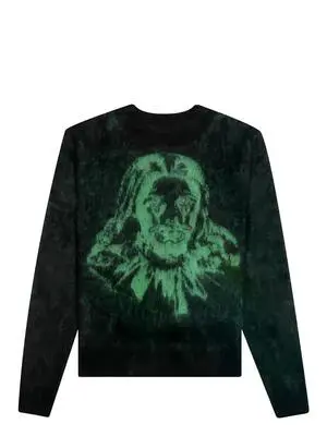 SAINT MXXXXXX Printed Crewneck Sweater - Black