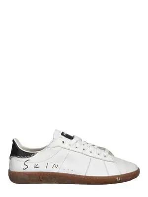 Patrizia Pepe Logo-print Leather Sneakers - White