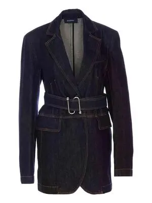 Sportmax Denim Blazer - Blue