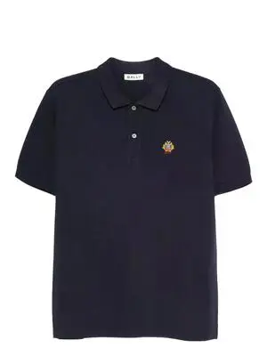 Bally Logo-patch Polo Shirt - Blue
