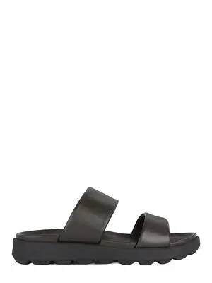 Geox Double-strap Slides - Brown