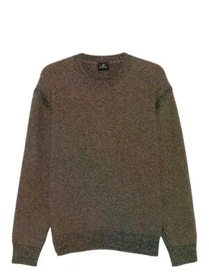 Paul Smith Textured Crew-neck Sweater - Brown