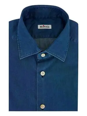 KITON Button-fastening Denim Shirt