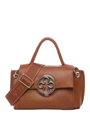 V°73 Flower-detail Tote Bag - Brown
