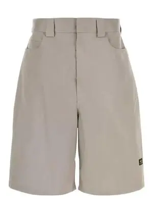 Balenciaga Cotton Bermuda Shorts - Neutrals