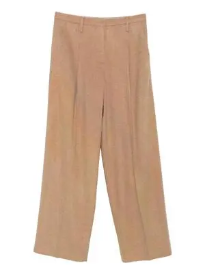 BY MALENE BIRGER Pleated Belt-loops Trousers - Neutrals