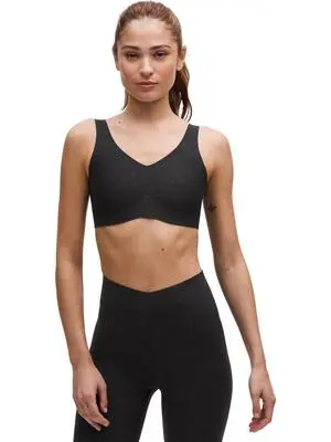 Lululemon Glow Up™ Bra - Snake Structure Emboss Black