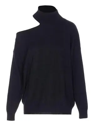 LISA YANG Sweater With Cut Out Detail - Black