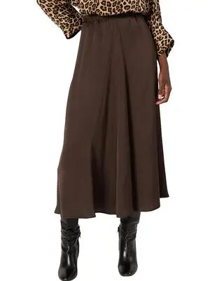Gerard Darel Bella Midi Skirt Khaki Green