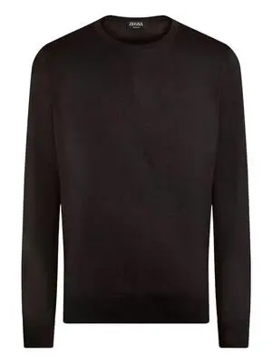Zegna Crew-neck Sweater - Brown