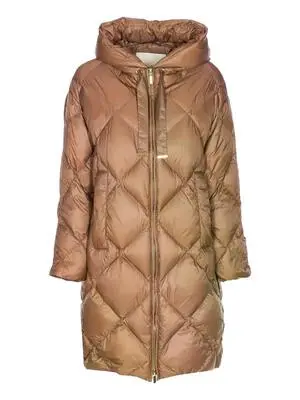 MAX MARA Quilted Hooded Down Jacket